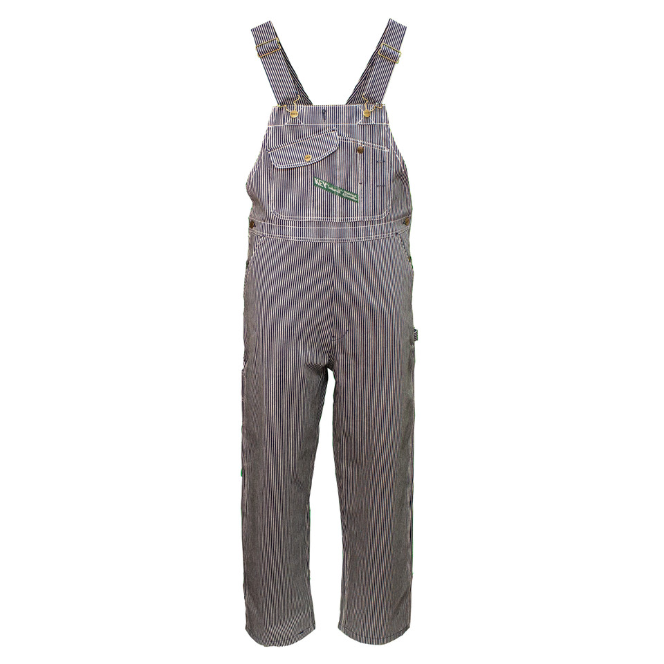 Striped Bib Overalls for Men - KEY Apparel