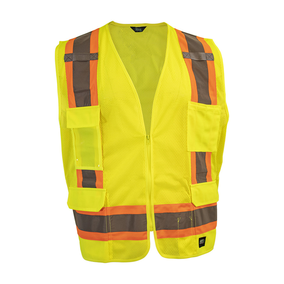 ANSI II Class 2 Hi-Visibility Mesh All Purpose Vest | KEY Apparel
