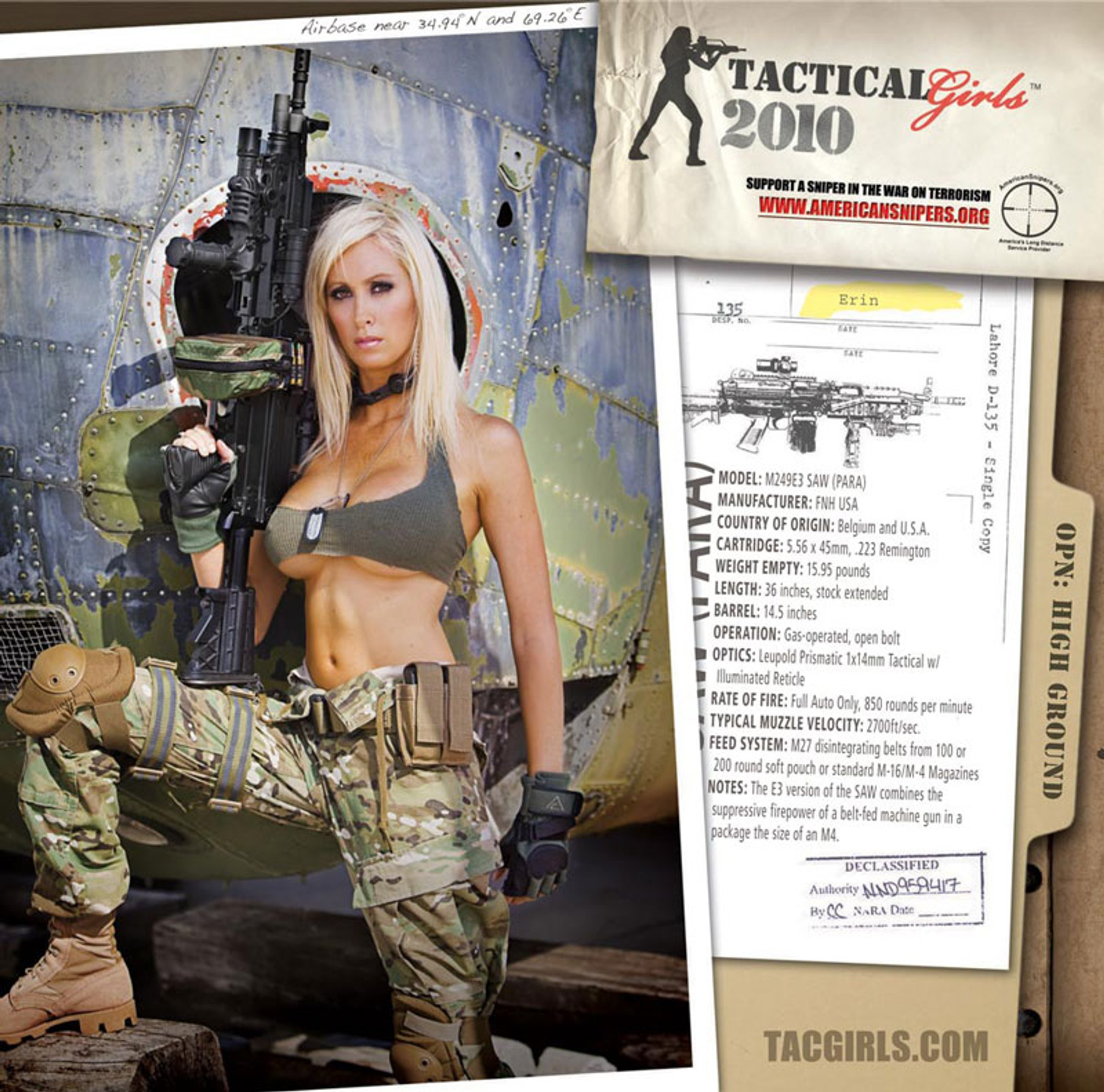 2021 Tactical Girls Gun Calendar Tactical Girls