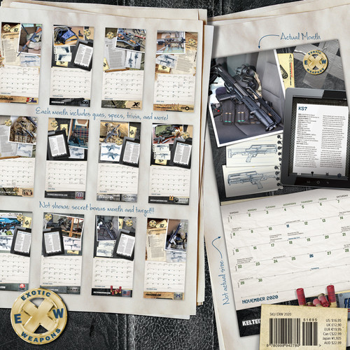 2020 Exotic Weapons Gun Calendar - Tactical Girls