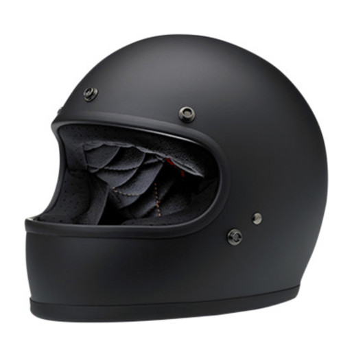Gringo Helmet - Flat Black - Papa's Motorcycle Apparel