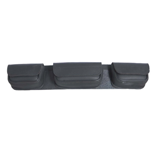 1666.PL PVC Tripple Windshield Bag w/Tabs on Bottom