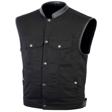Denim Club Vest - Papa's Motorcycle Apparel