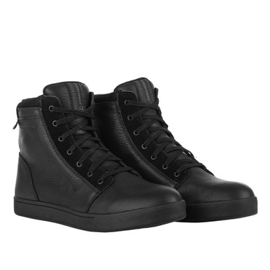 Men's Axle Leather Riding Shoe Black/Black - Papa's Motorcycle Apparel