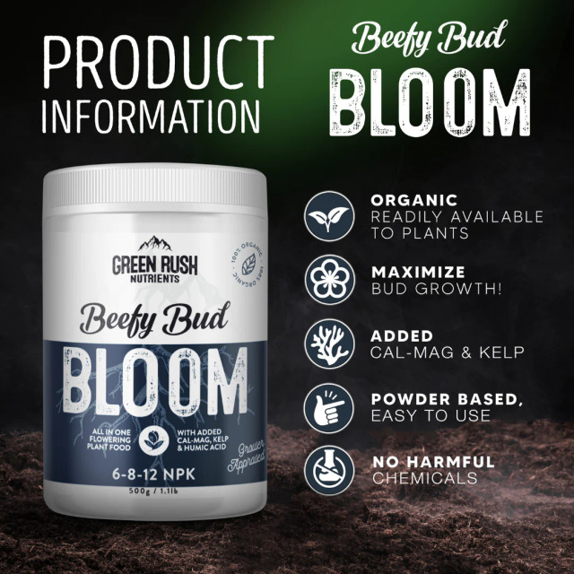 Beefy Bud Bloom Organic Flowering Stage Plant Nutrients