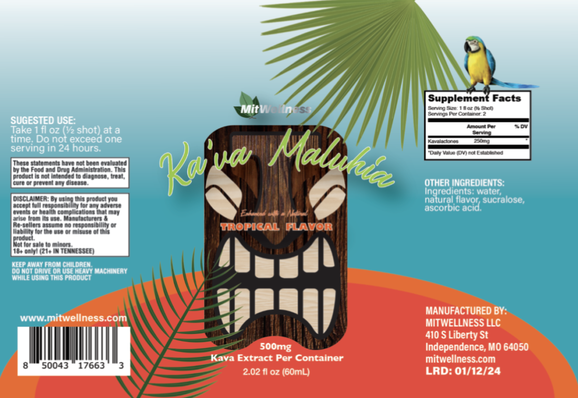 1,000mg Kava Shot MitWellness