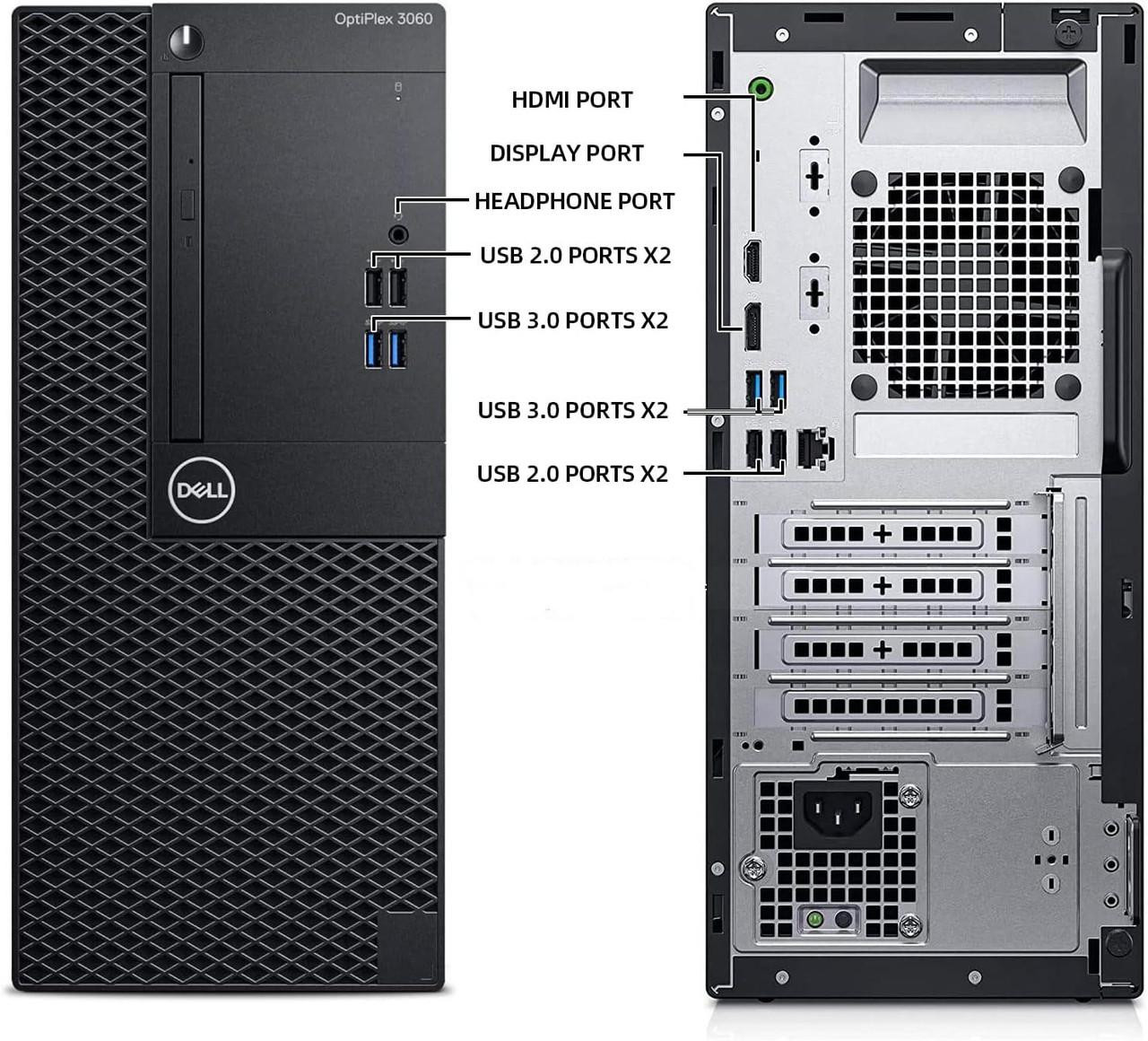 Refurbished Dell OptiPlex i7 Tower PC Dual Monitor Support + DVDRW ...