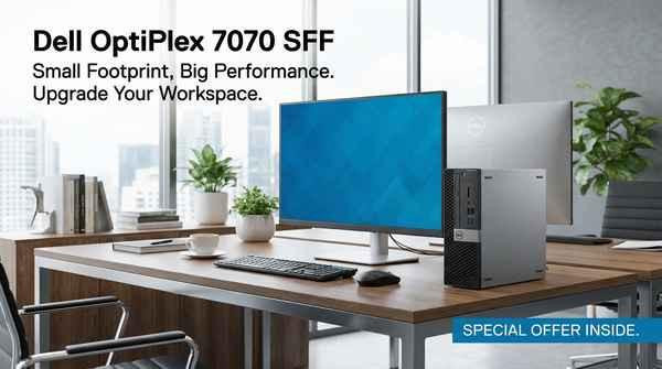 Dell OptiPlex 7070 SFF i5 9th Gen Computer Windows 11 Pro