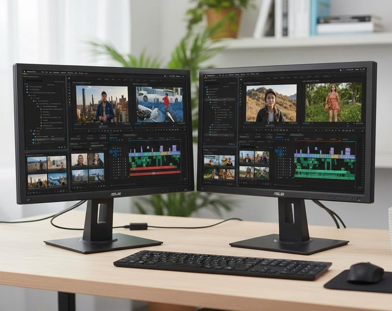 TWO Asus C624BQ 24-inch Creative Monitor sRGB 1920 x 1200 - Discount ...