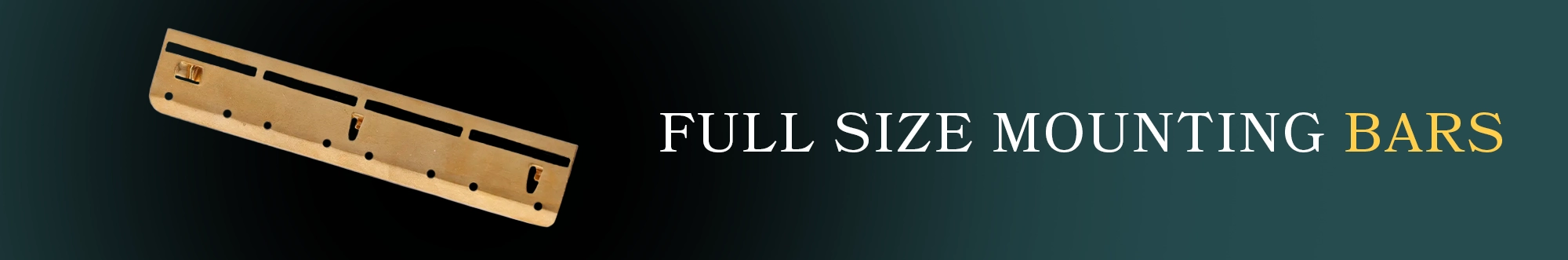 Full Size Mounting Bars - Elevate Your Medals