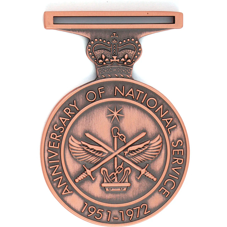 Anniversary of National Service 51-72 Medal (ANSM) - Full Size ...