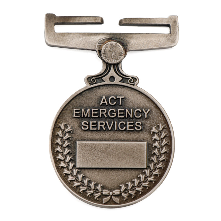 ACT Emergency Services Agency Long Service Medal - Medal Frame ...