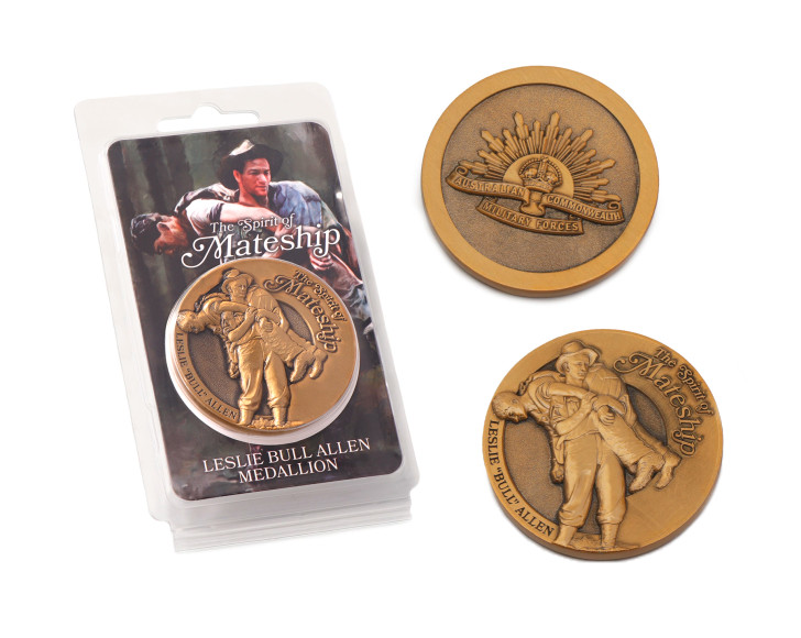 Leslie Bull Allen Spirit of Mateship Medallion - Military Shop