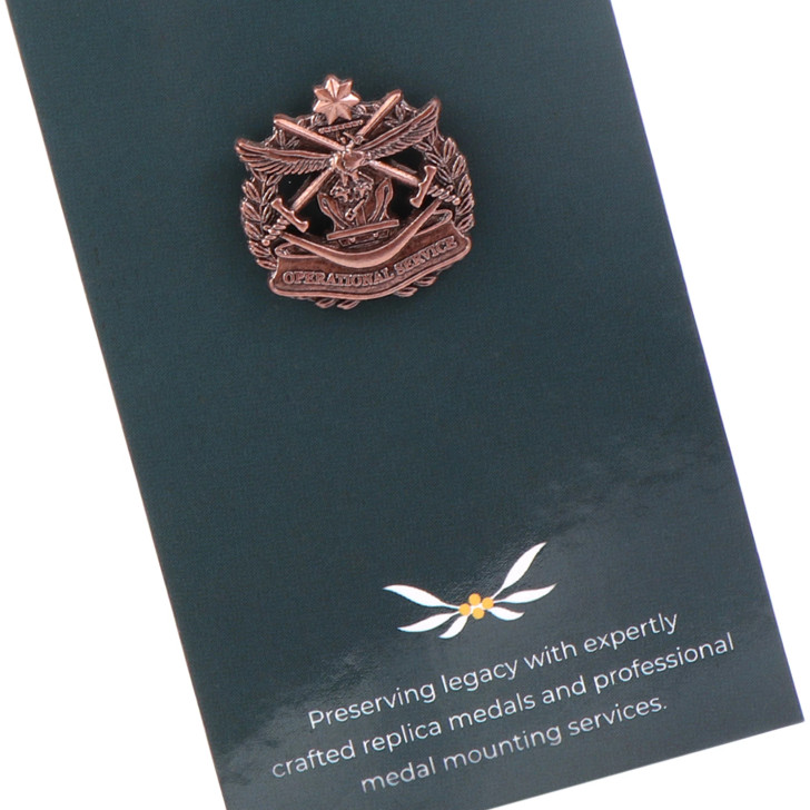 Operational Service Badge Military with Clutch Pin - Army Shop