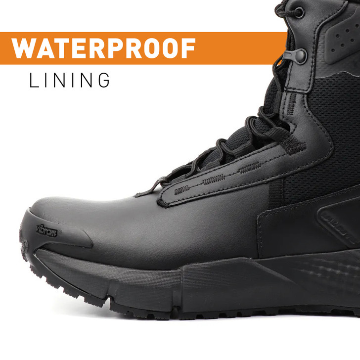 Under Armour Valsetz Waterproof Zip Boots - Black - Air Force Shop