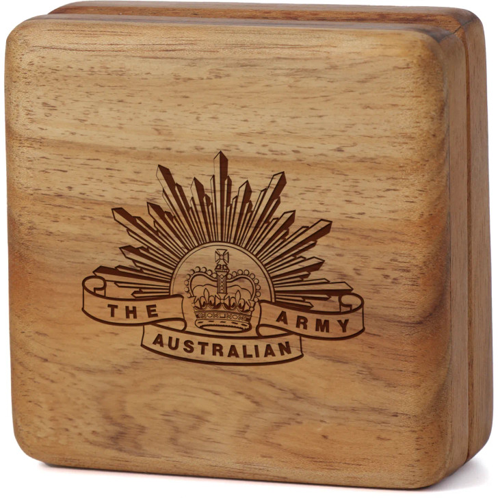 Handmade Army Tasmanian Blackwood Keepsake Box | Shop Now - Military Shop
