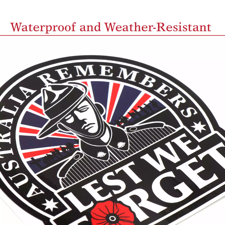 Australia Remembers Sticker - Tribute - Military Shop