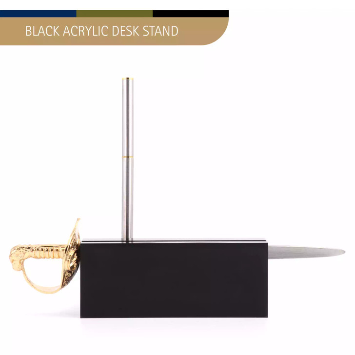 Blank Sword Desk Set With Air Force Sword - Brandz