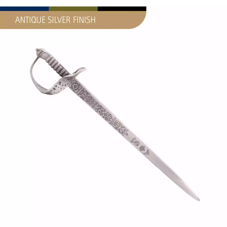 Blank Sword Desk Set With Army Sword - Army Shop