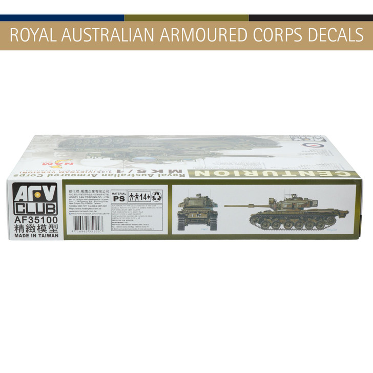 AFV 1/35 Centurion MK5/1 V.N Royal Australian Armoured Corps - Army Shop