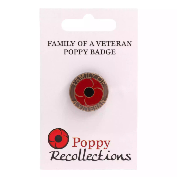 Family of A Veteran Poppy badge - Army Shop