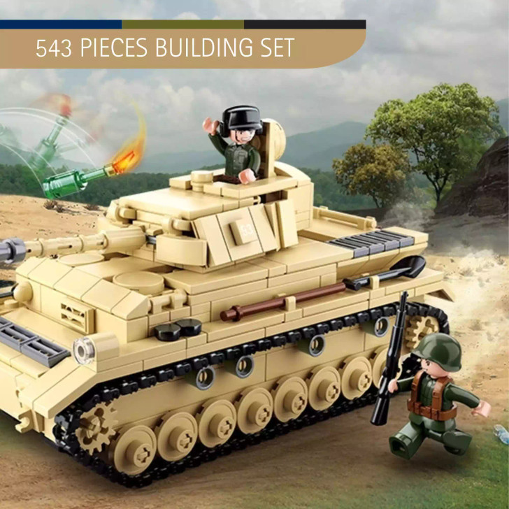 WW2 Tank Panzer Iv 543 Pcs - Military Shop