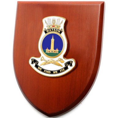 HMAS Watson Shield Plaque - Navy Shop