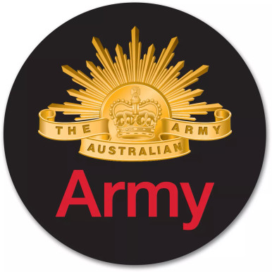 Army Round Sticker - Army Shop