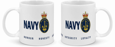 Navy Values Coffee Mug - Army Shop