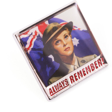 Courage Honour Sacrifice Always Remember Pin - Military Shop