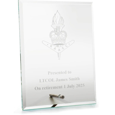 Royal Australian Army Educational Corps Everest Glass Award | Engraved ...