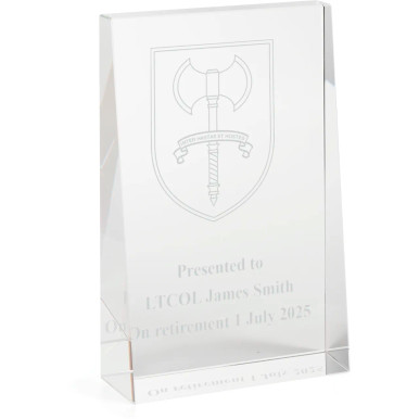 Special Operations Engineer Regiment Glacier Glass Award | Engraved ...