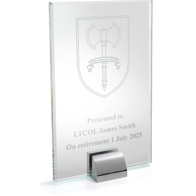 Special Operations Engineer Regiment Alpha Glass Award | Engraved ...