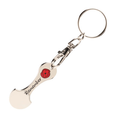 Poppy Keyring Token - honour & Remember - Army Shop