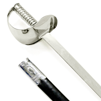 Navy Cutlass with Leather Scabbard (Windlass) - Navy Shop