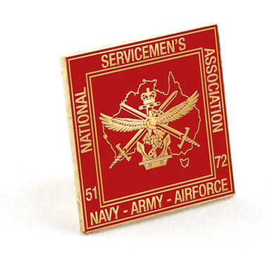 Nashos QLD Hat Badge - Navy Shop