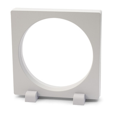FRAM3D EPress 12x12cm Round 3D Object Frame White - Army Shop