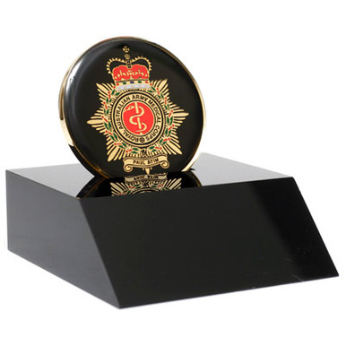 RAAMC Medallion In Stand - Army Shop