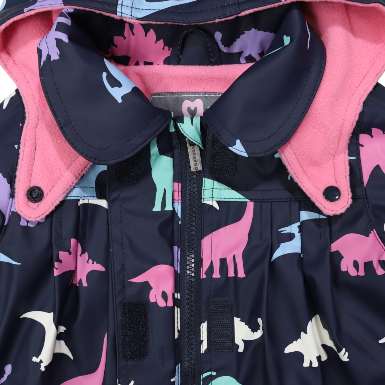 Dinosaur Colour Change Raincoat Navy - B'town Kids