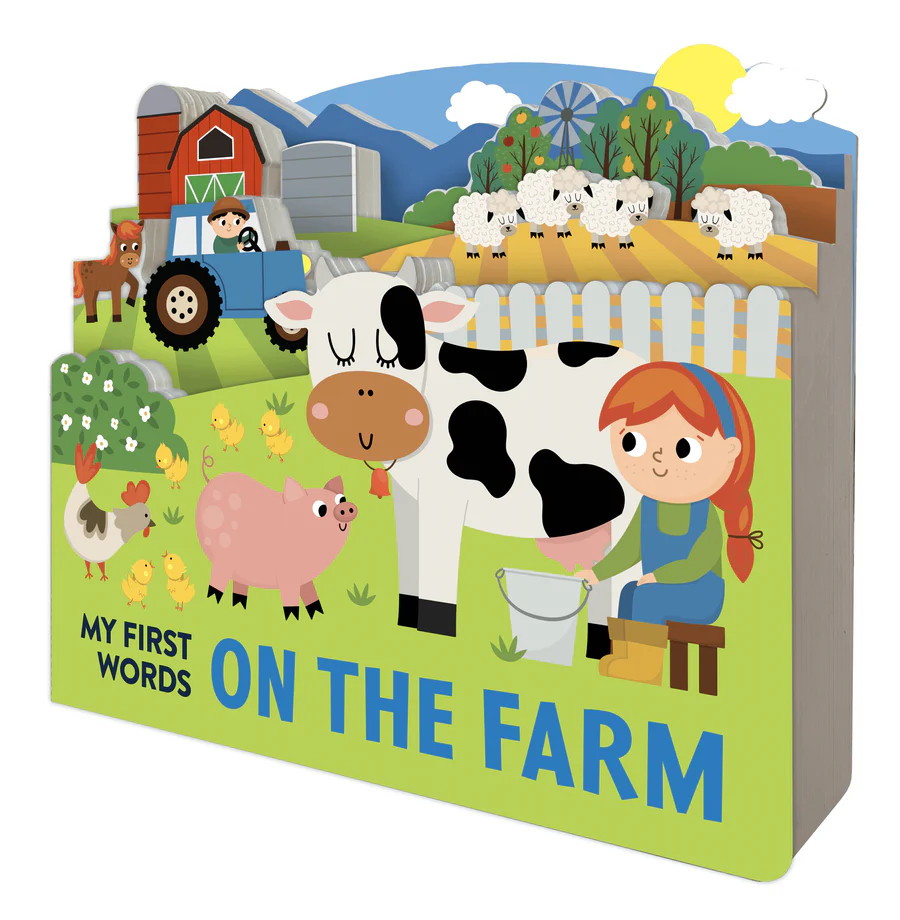 Chunky Board Book - My First Words on the Farm - B'town Kids