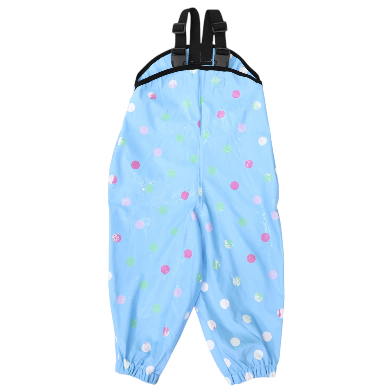 Colour Change Waterproof Overall - Polka Dot Blue - B'town Kids