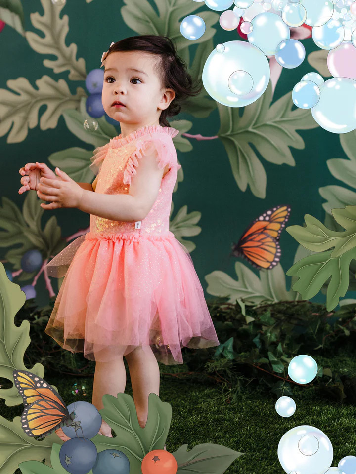 'The Magic Faraway Tree' Fancy Fairy Baby Dress - Sugar Pink - B'town Kids