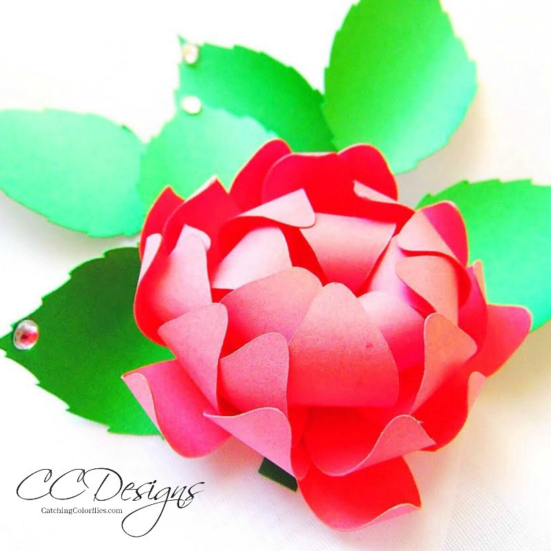 Small Mum Flower Templates - Catching Colorflies