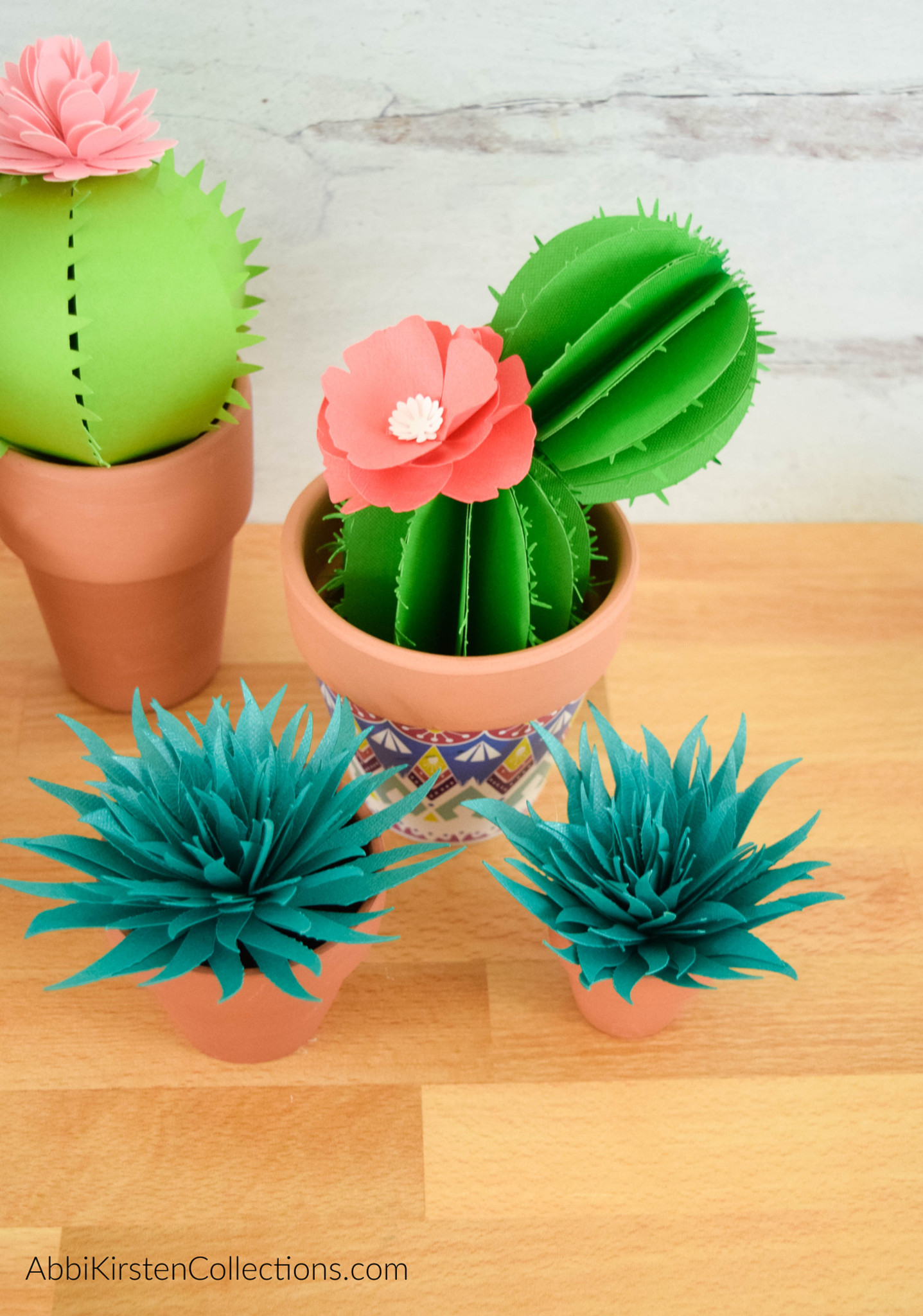 Paper Cactus Templates - Prickly Pear, Ferocactus and Aloe Vera ...