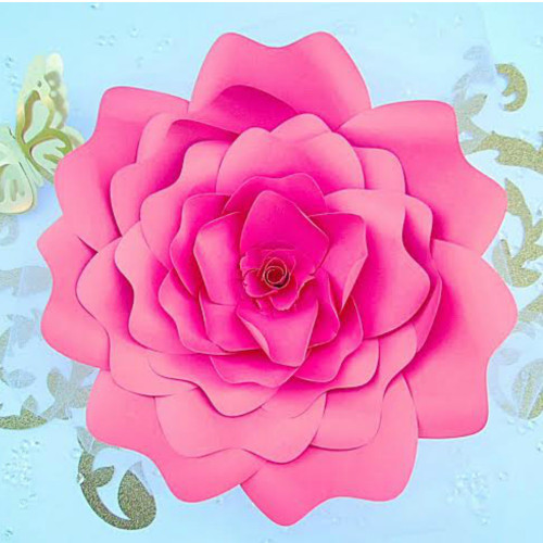 Giant Bella Style Paper Flower Templates - Catching Colorflies