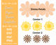 Zinnia Paper Flower Templates - Catching Colorflies