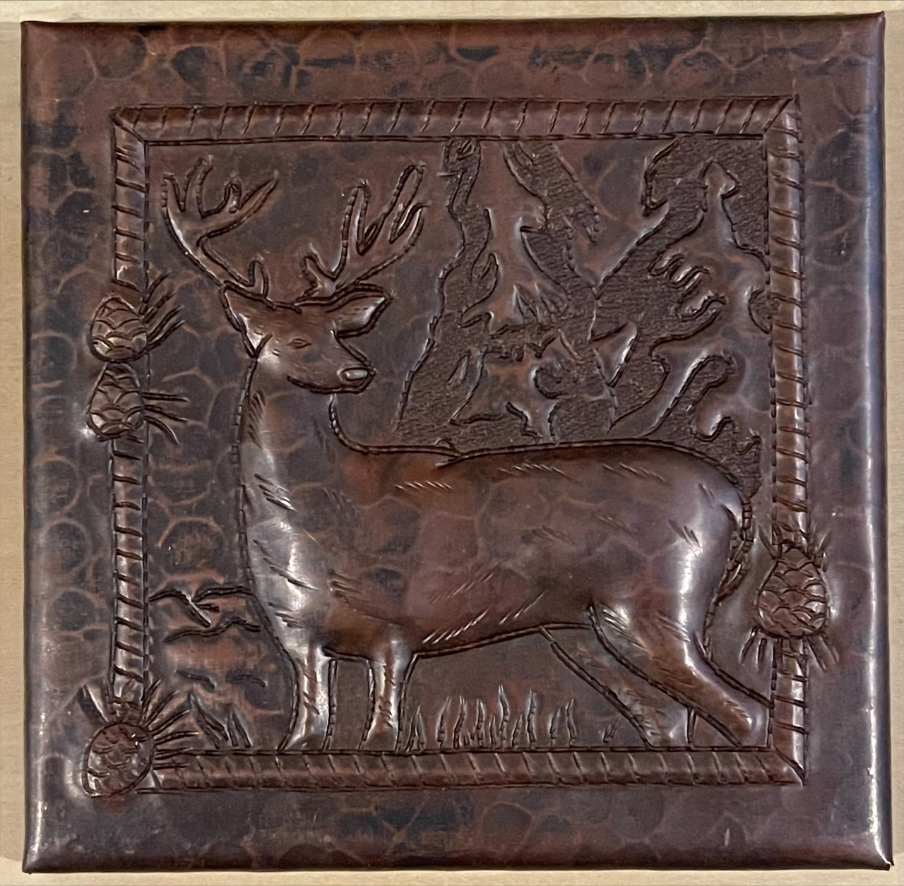 Copper Tile | Cow Design | Copper Sinks Direct