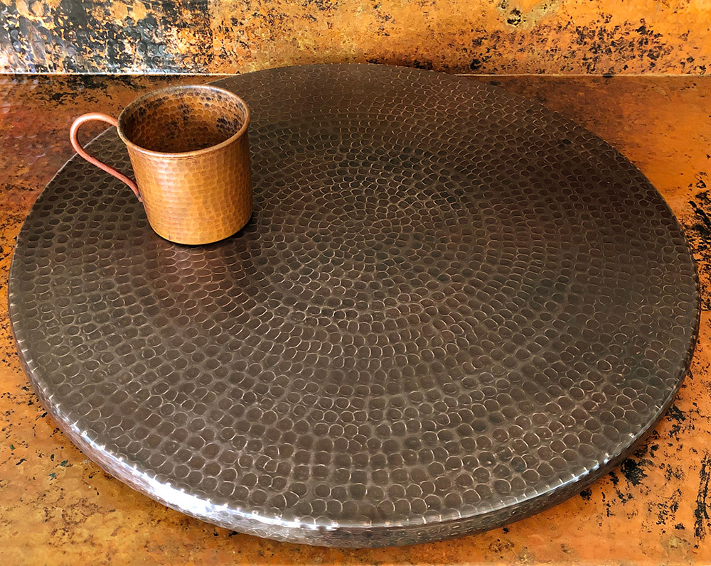 Copper Accents | Lazy Susan | Copper Sinks Direct