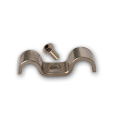 Stainless Line Clamps | Double Clamps | 1/2" & 1/2" Housing