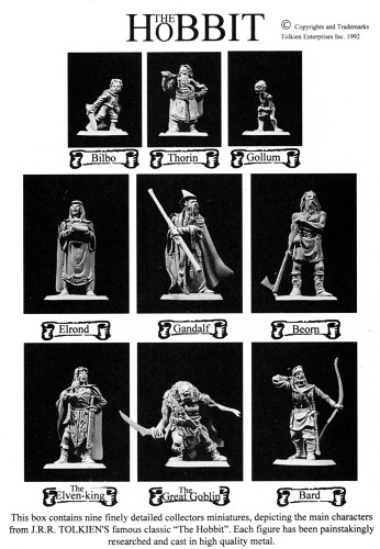 The Hobbit | The Lord of the Rings Mithril Metal Figures Box Set